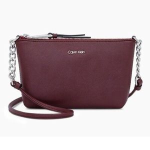 Calvin Klein | Bags | New Calvin Klein Hayden Saffiano Leather ...